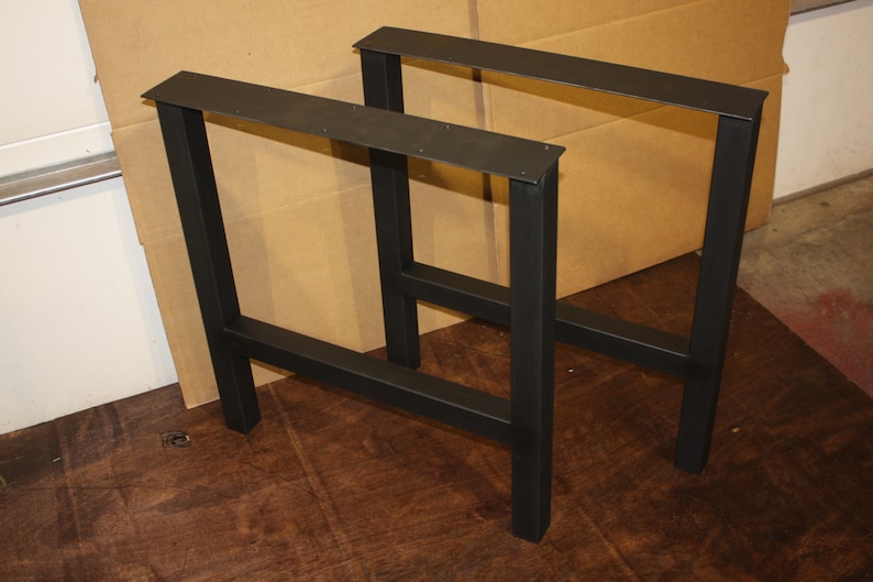 Steel Metal Table Legs, H-frame Style - Any Size and Color! - Etsy