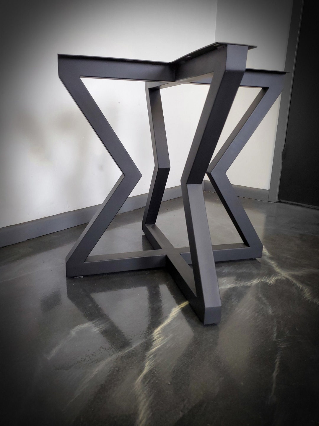 Hourglass Style Metal Table Base - Any Size/color! - Etsy