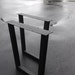 Industrial Steel Metal Table Legs, Tapered Style Any Size & Color - Etsy