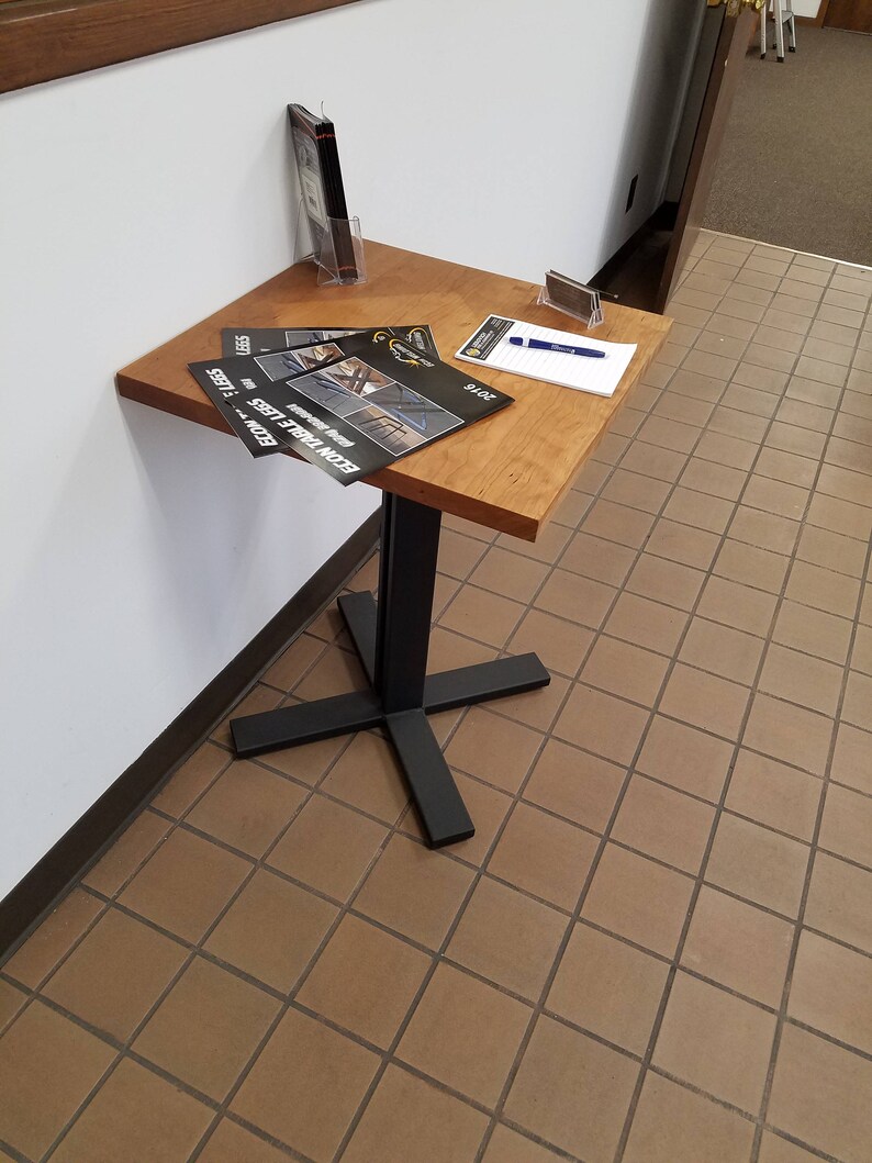 Metal Table Pedestal Stand/base Frame Rectangular Tubing - Etsy