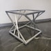 Twisted Square Metal Table Base - Any Size/color - Etsy