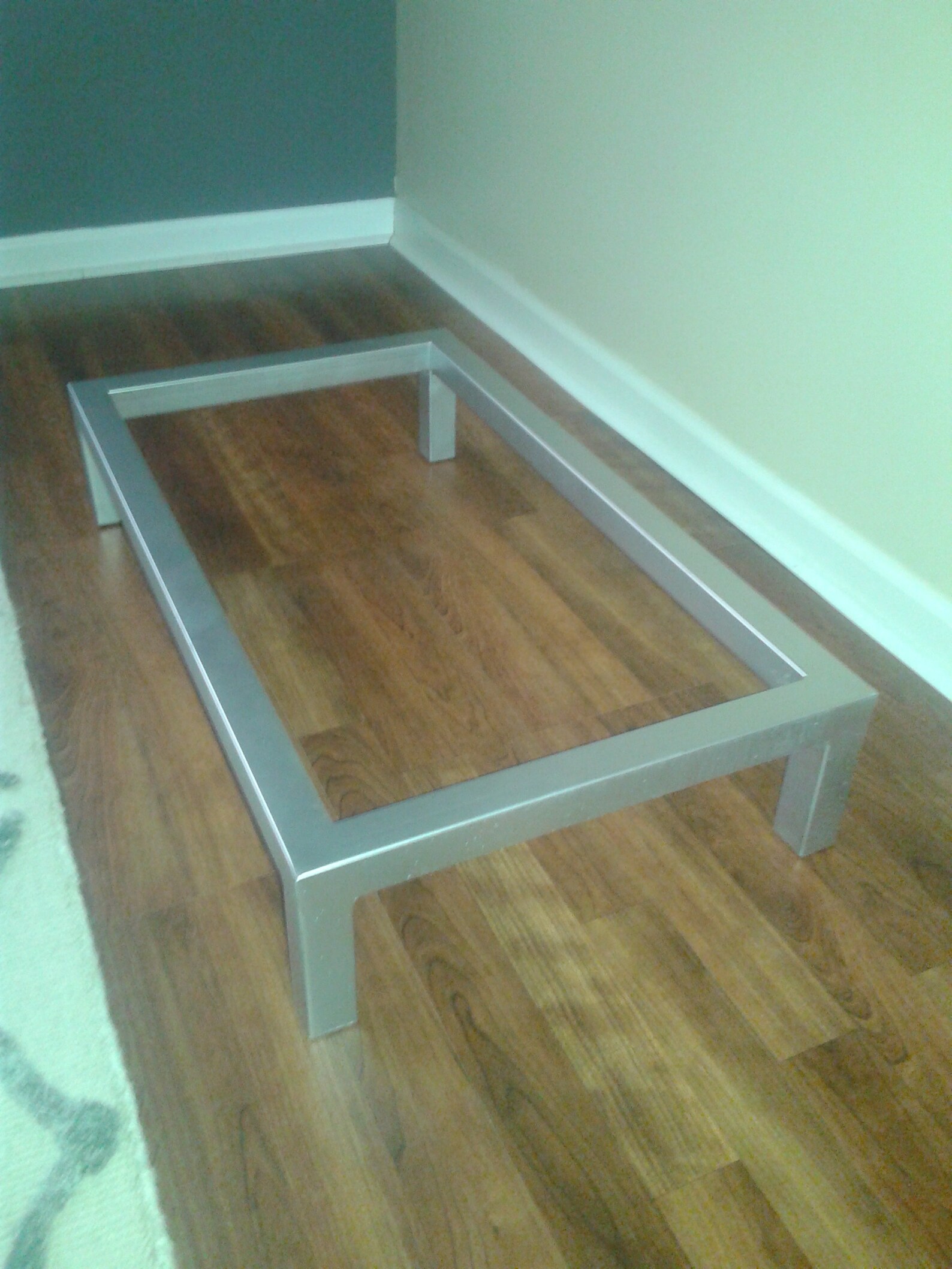 Steel Metal Table Frame Parsons Style Any Size & Color | Etsy