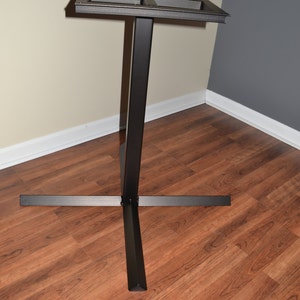 Metal Pedestal Stand, Angle Style Dining, Counter, or Counter Height - Etsy