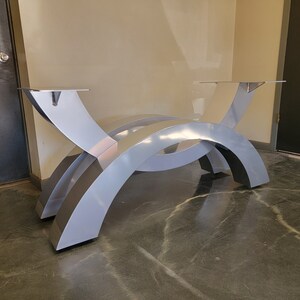 Testudo Style Metal Table Base Any Size/color - Etsy