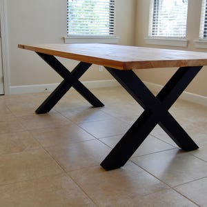 XL Steel X-frame Table Legs - Any Size/color - Etsy