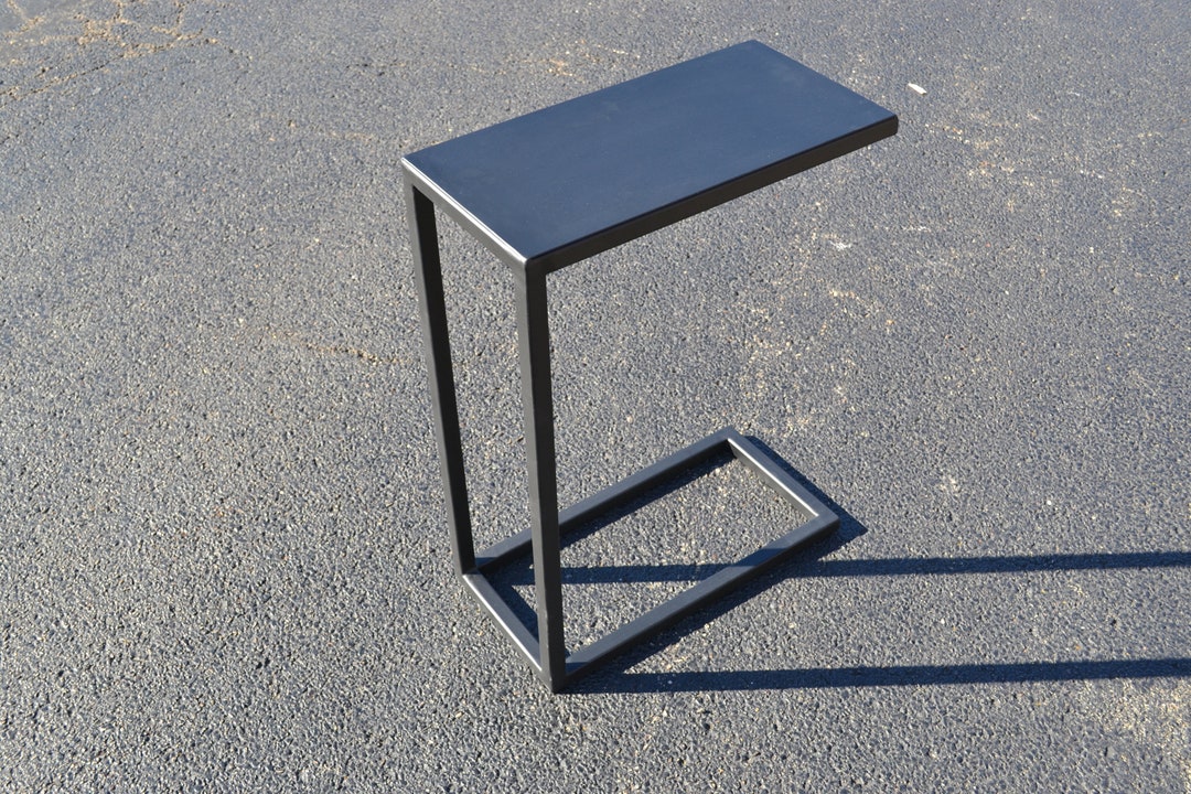 C-shaped Metal Side Table, End Table, or Nightstand - Any Size/color ...