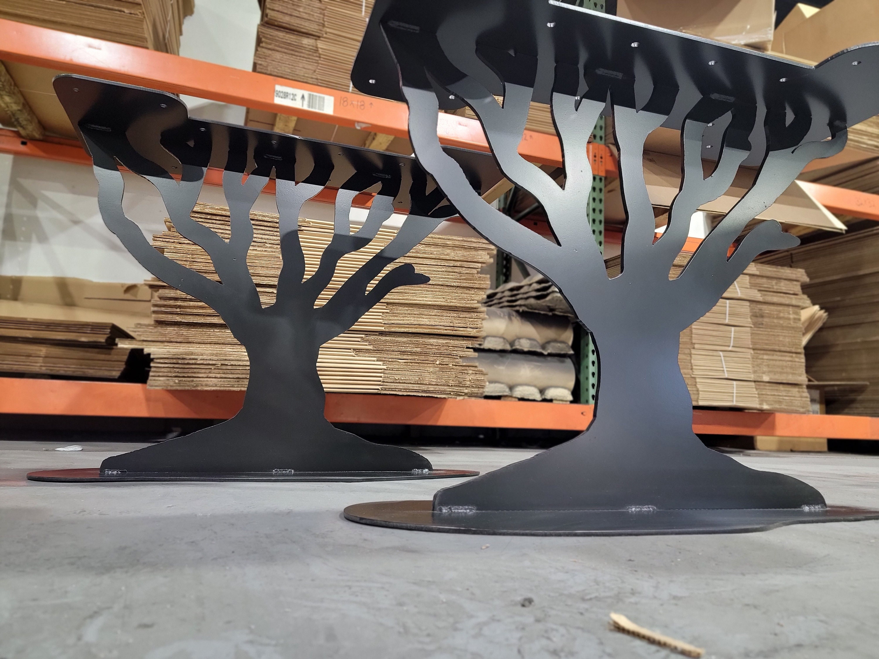 Tree Style Metal Table Legs - Any Size/color - Etsy