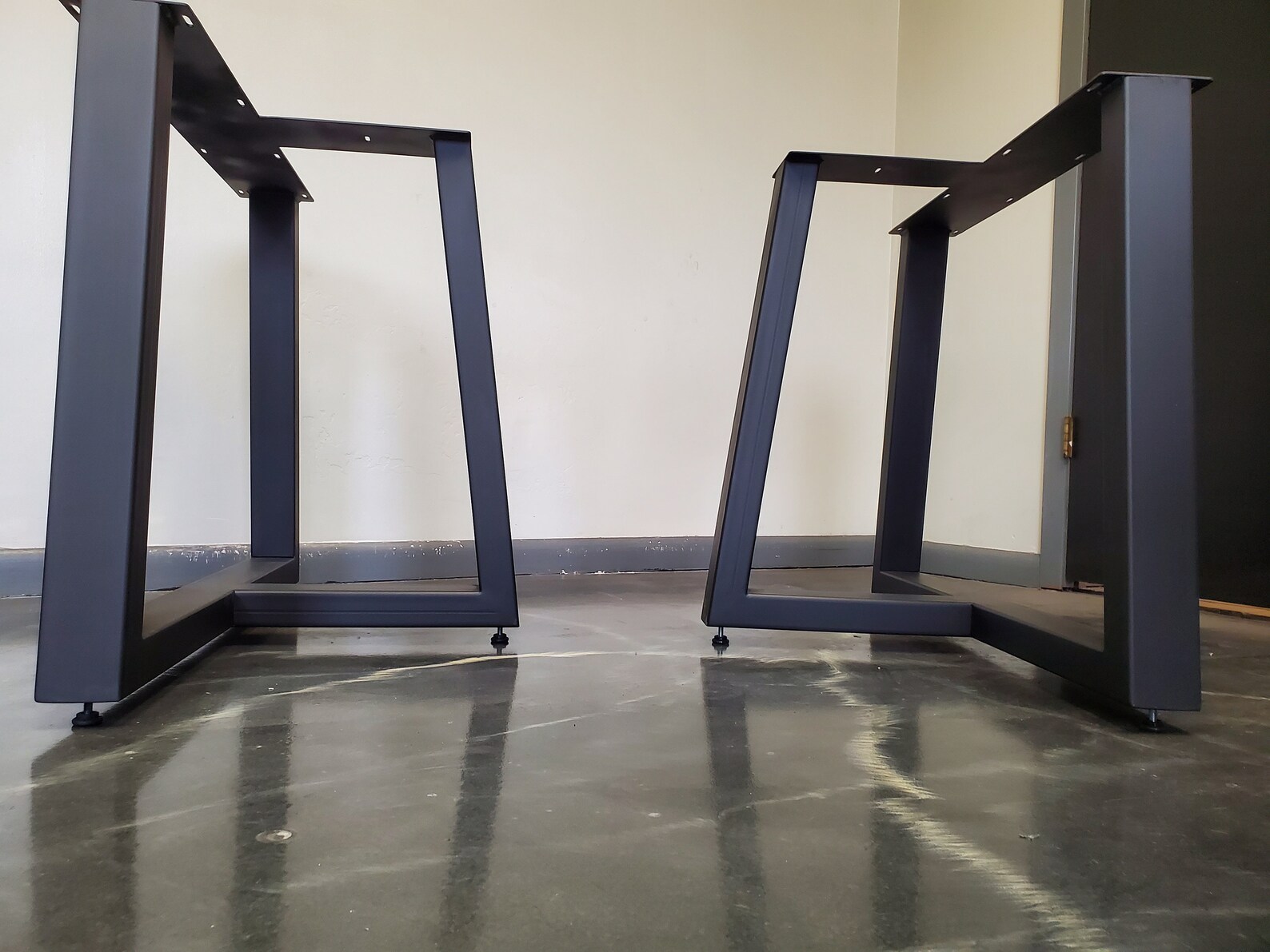 Reverse Tapered T-shaped Legs, Metal Table Legs - Any Size/color - Etsy