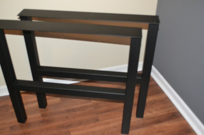 Metal Table Legs, H-frame Style - Any Size & Color! - Etsy