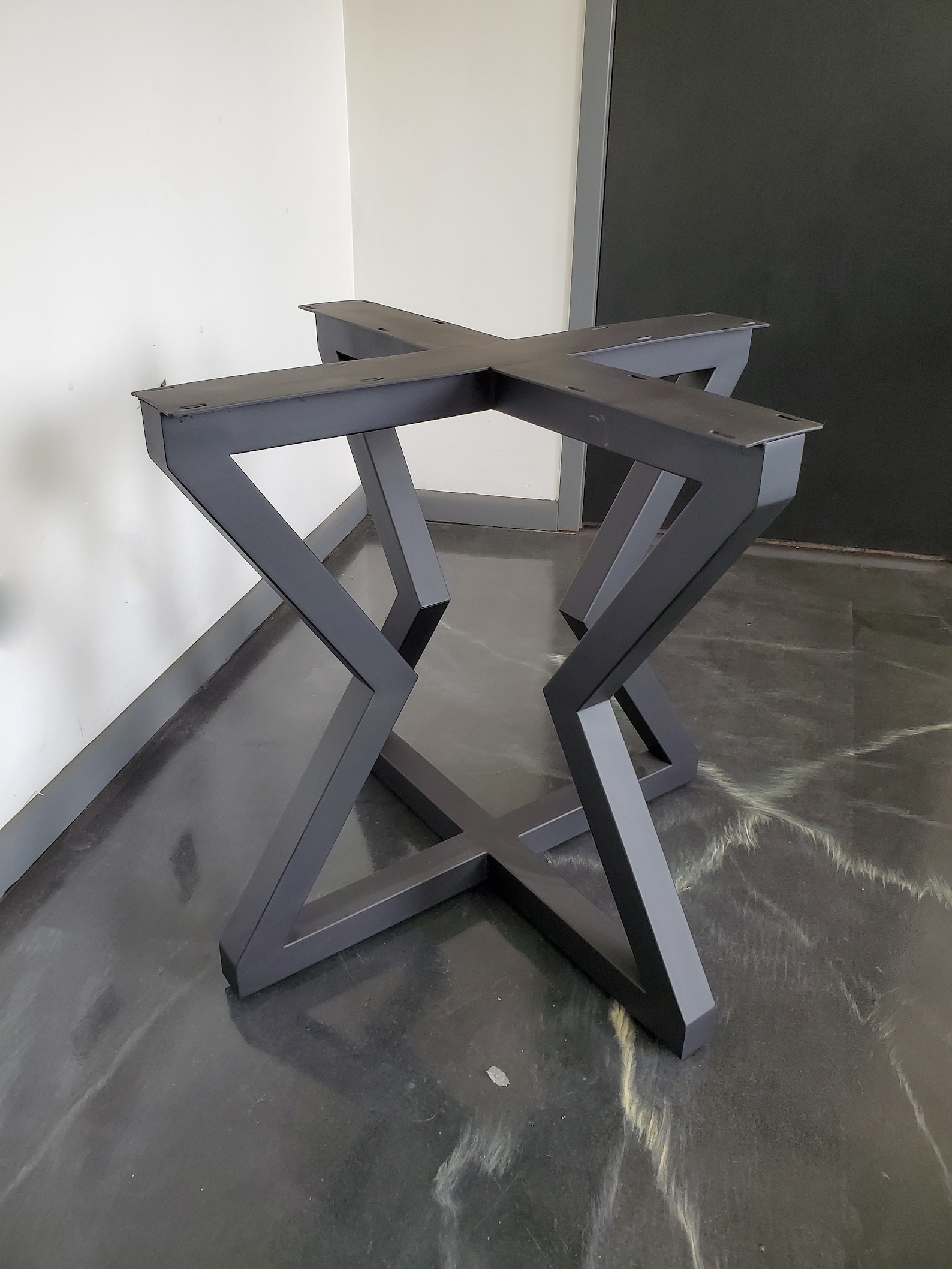 Hourglass Style Metal Table Base - Any Size/color! - Etsy