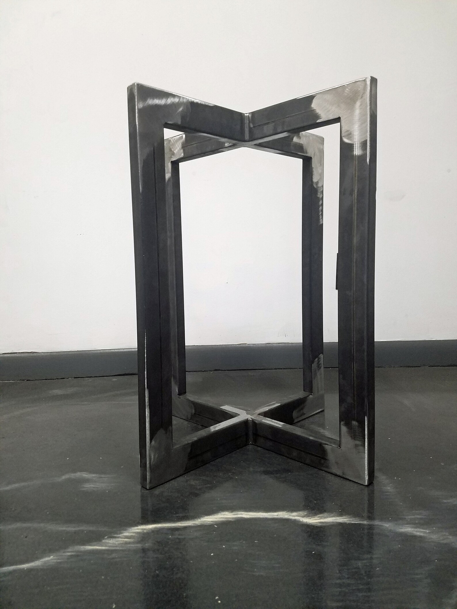 Metal Rectangular Cross Side Table Frame/base - Etsy