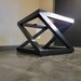 Metal Table Base, Square Z-shaped Style Any Size/color - Etsy