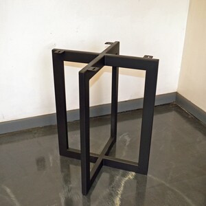 Metal Rectangular Cross Side Table Frame/base - Etsy