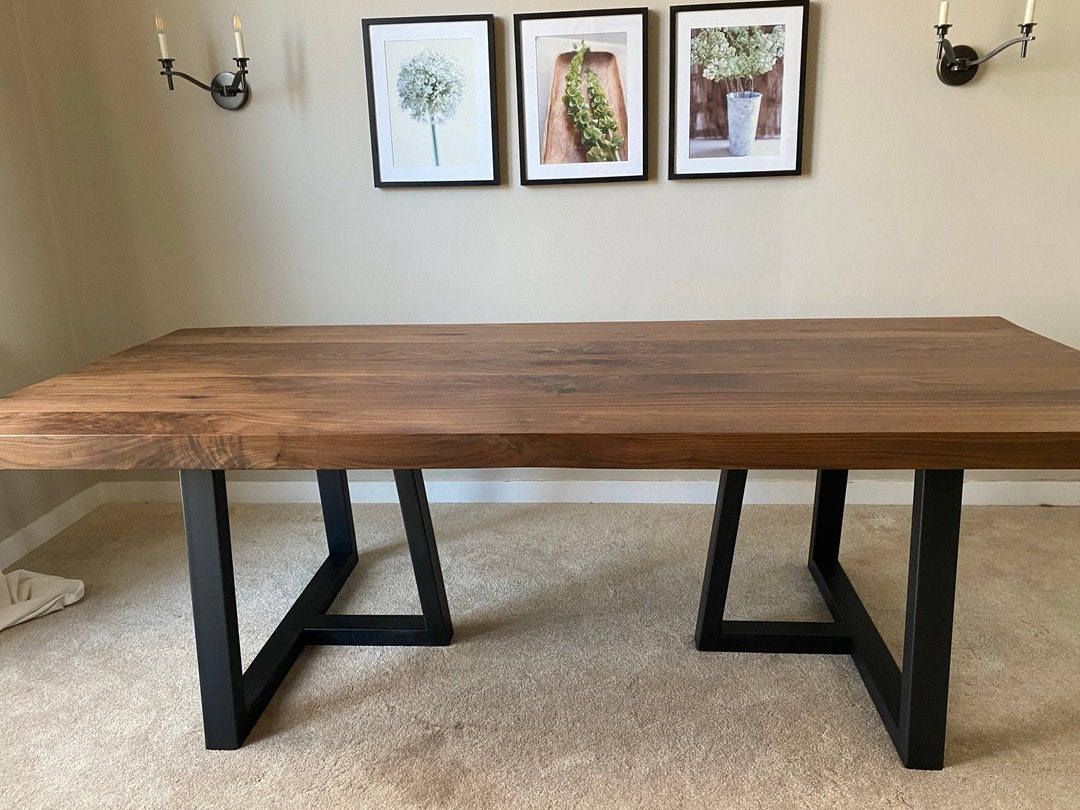 Reverse Tapered T-shaped Legs, Metal Table Legs - Any Size/color - Etsy