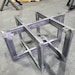 Intersecting Rectangular Metal Table Base/frame Any Size & Color - Etsy