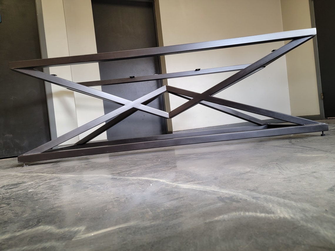 Diamond Style Metal Table Base Any Size/color - Etsy