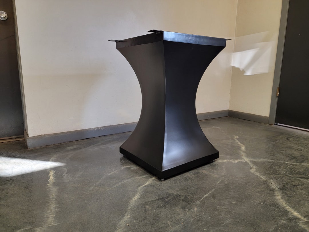 Metal Table Base, Rolled Hourglass Style - Any Size/color! - Etsy