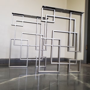Interlocking Squares Style Metal Table Legs - Etsy