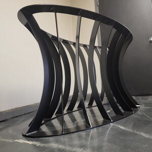 Elliptical Tulip Style Metal Pedestal Base - Any Size/color! - Etsy