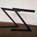 Z-shaped Steel Metal Table/desk/bench Legs - Etsy