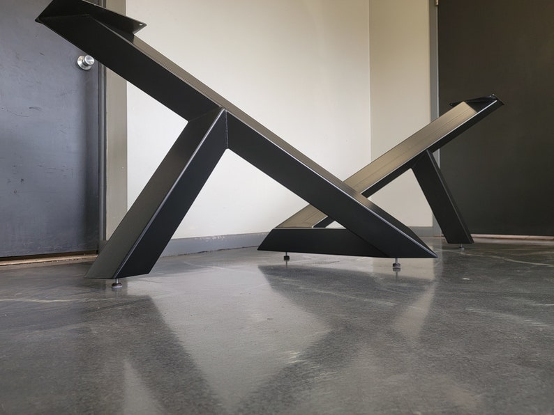 Abstract Style Metal Table Base Any Size/color - Etsy