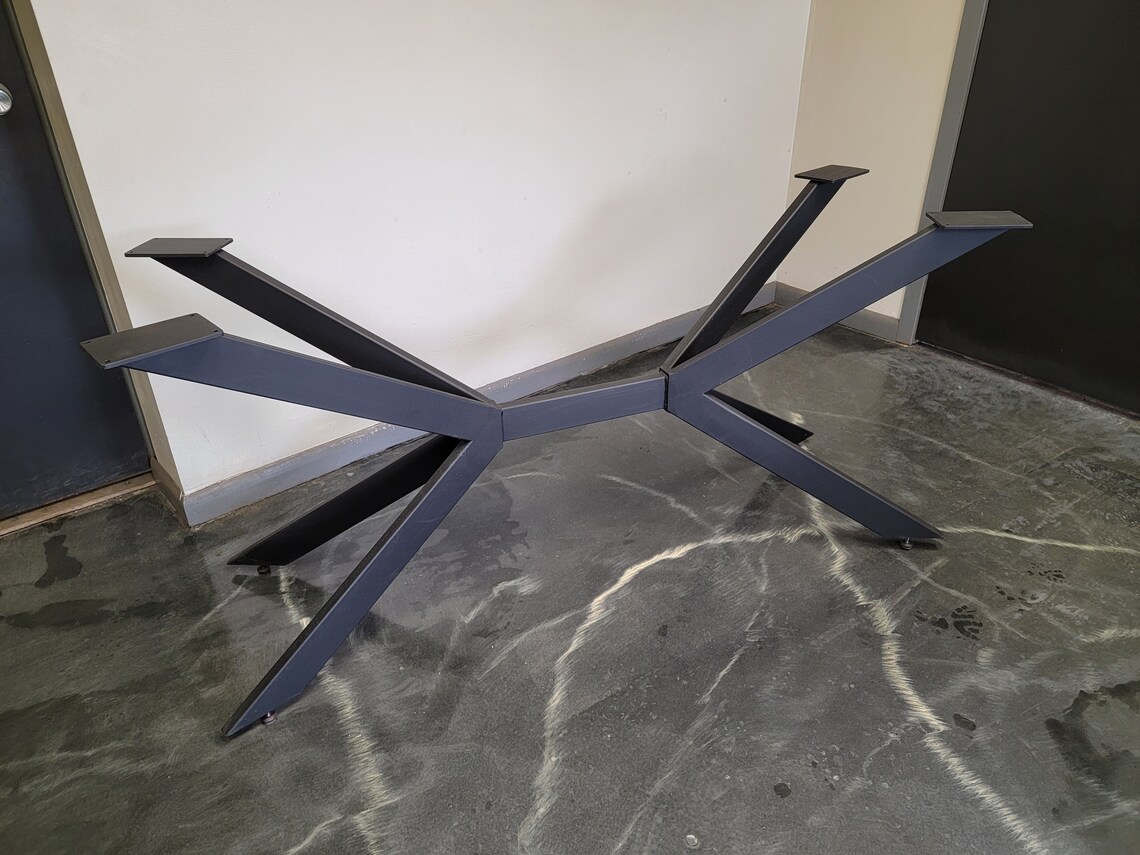 Modified Spider Base Metal Table Frame Any Size/color | Etsy