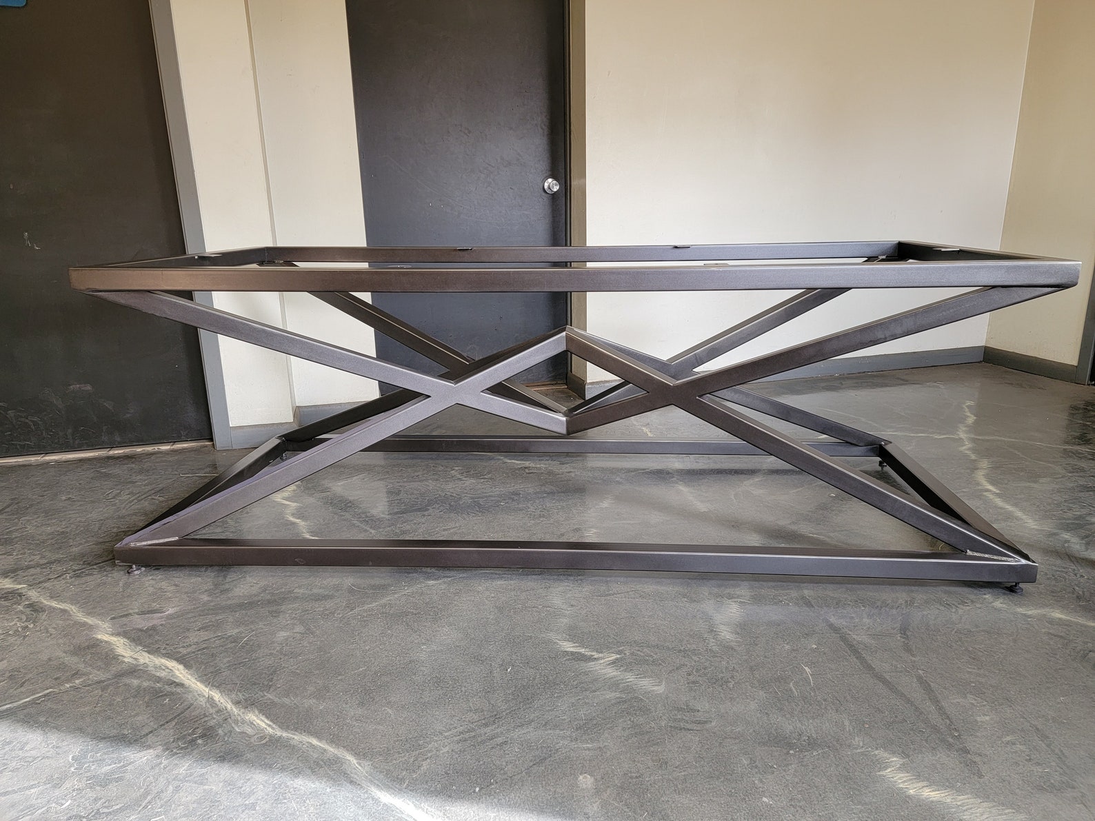 Diamond Style Metal Table Base - Any Size/color - Etsy