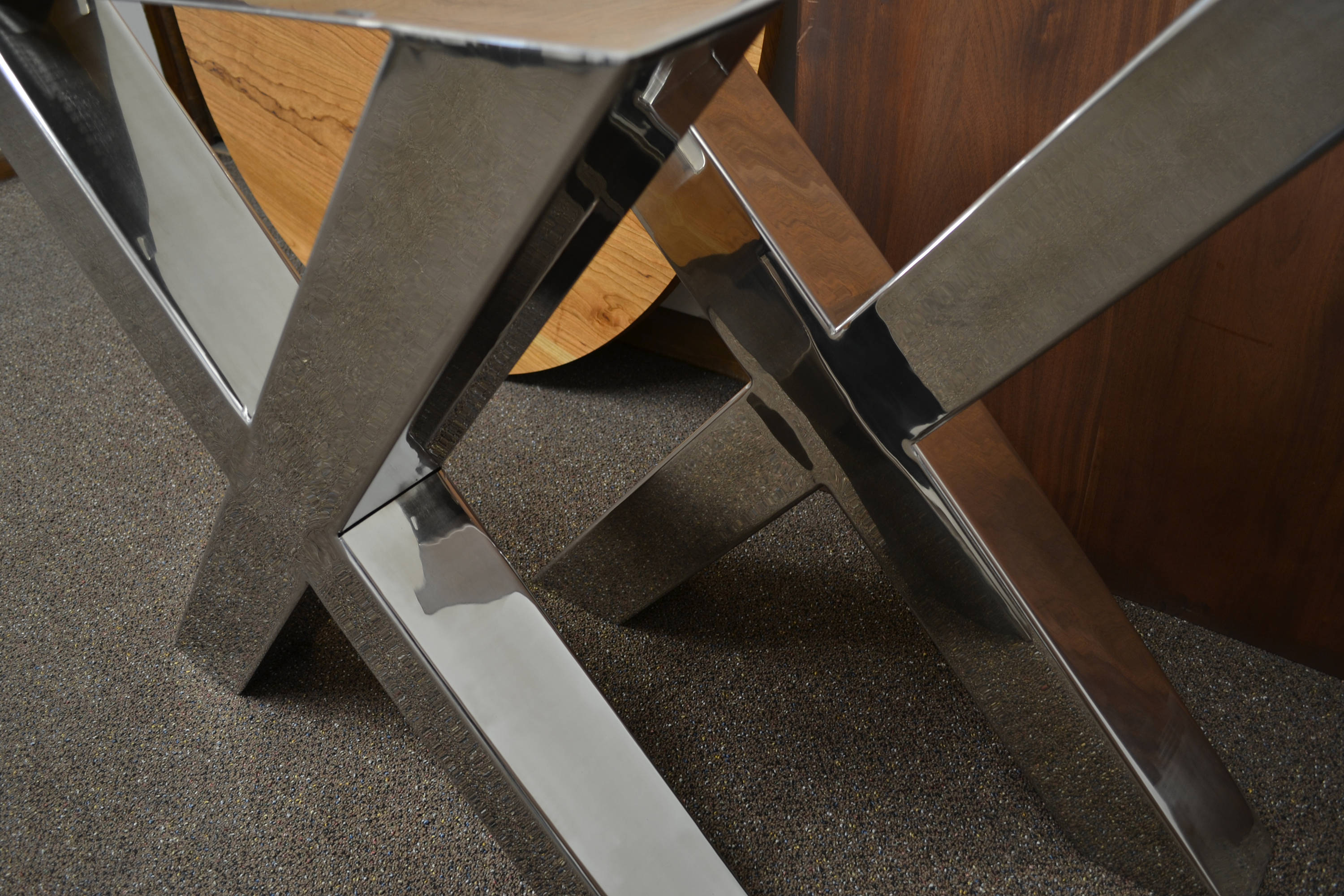Polished Stainless X-frame Table/bench/desk Legs - Any Size! - Etsy