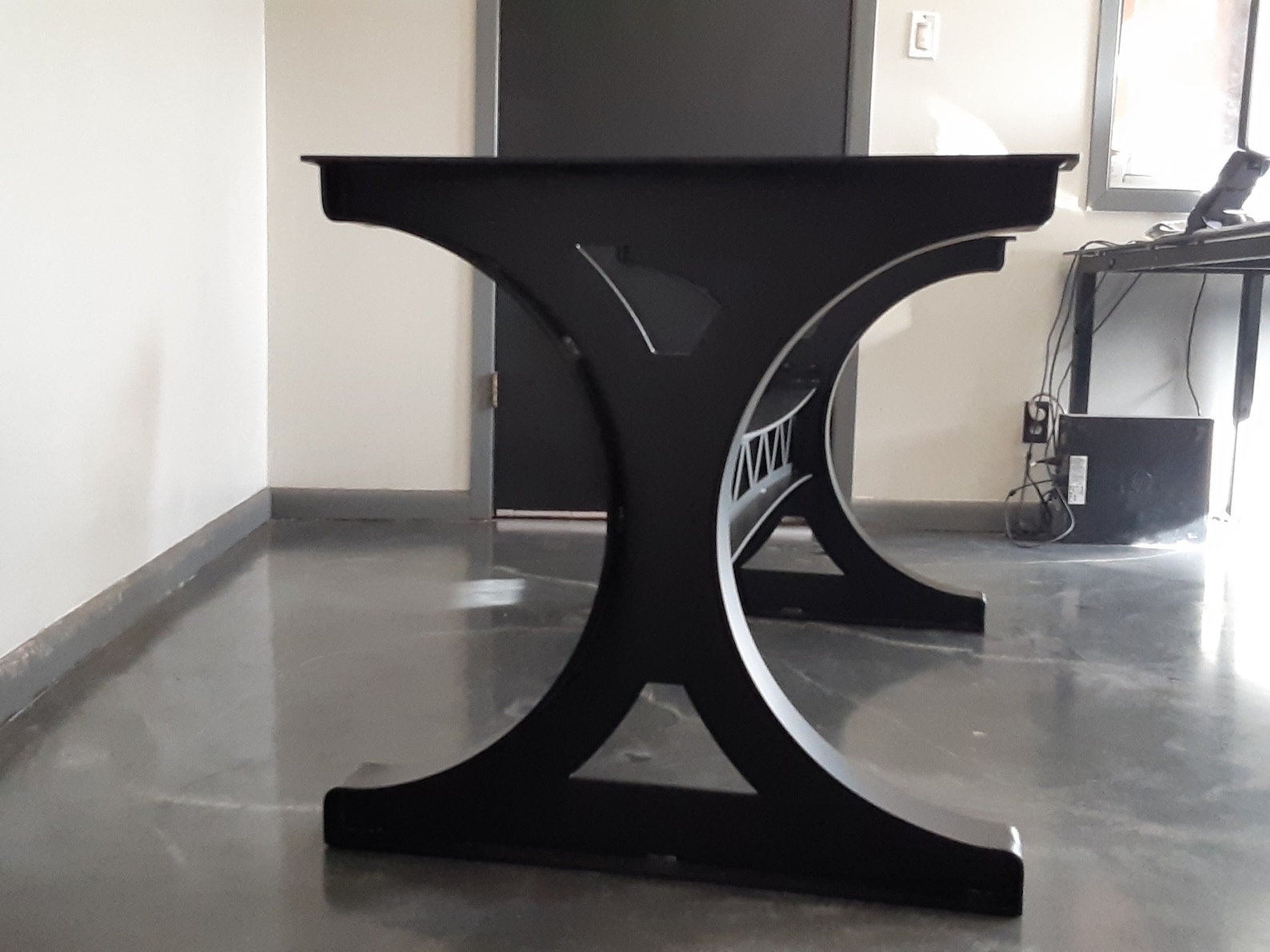 Bridge Trestle Metal Table/bench/desk Legs Any Size/color - Etsy