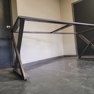 Zig Zag Style Table Frame/base - Any Size/color! - Etsy