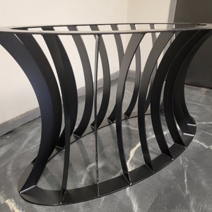 Elliptical Tulip Style Metal Pedestal Base - Any Size/color! - Etsy