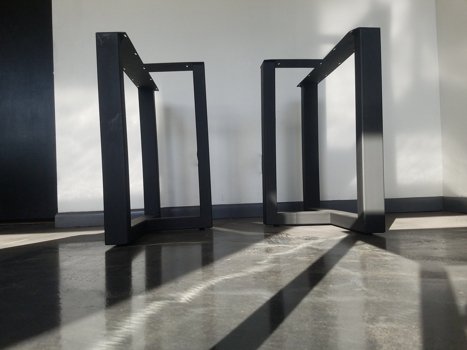 Industrial Steel T-box Style Metal Table/desk Legs Any - Etsy