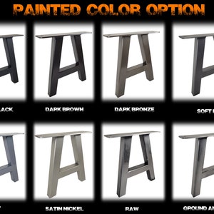 I-beam Style Metal Table Legs, Custom Made-to-order for Dining Tables ...