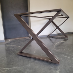 Zig Zag Style Table Frame/base - Any Size/color! - Etsy