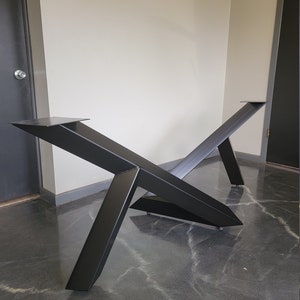 Abstract Style Metal Table Base Any Size/color - Etsy