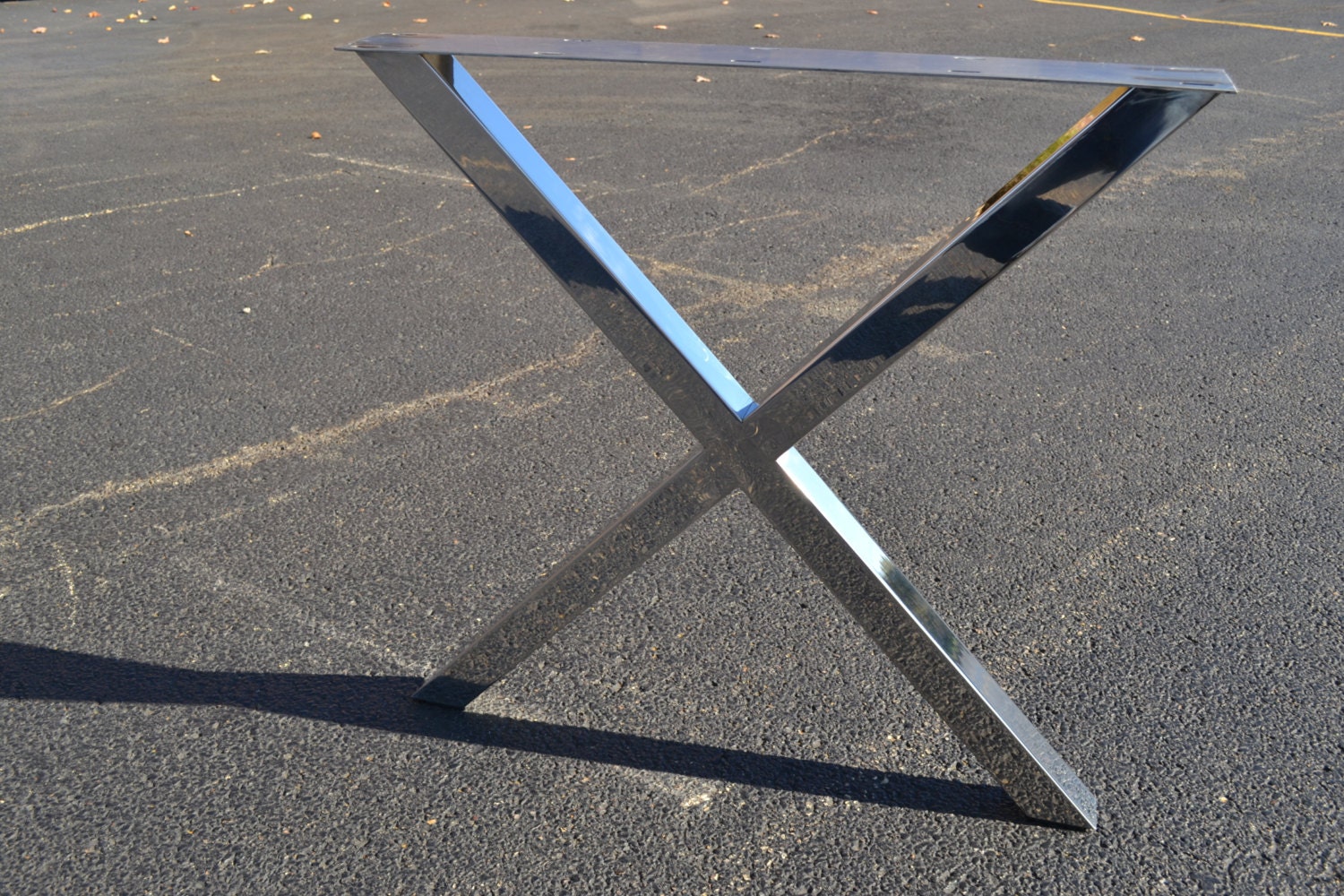 Polished Stainless X-frame Table/bench/desk Legs - Any Size! - Etsy