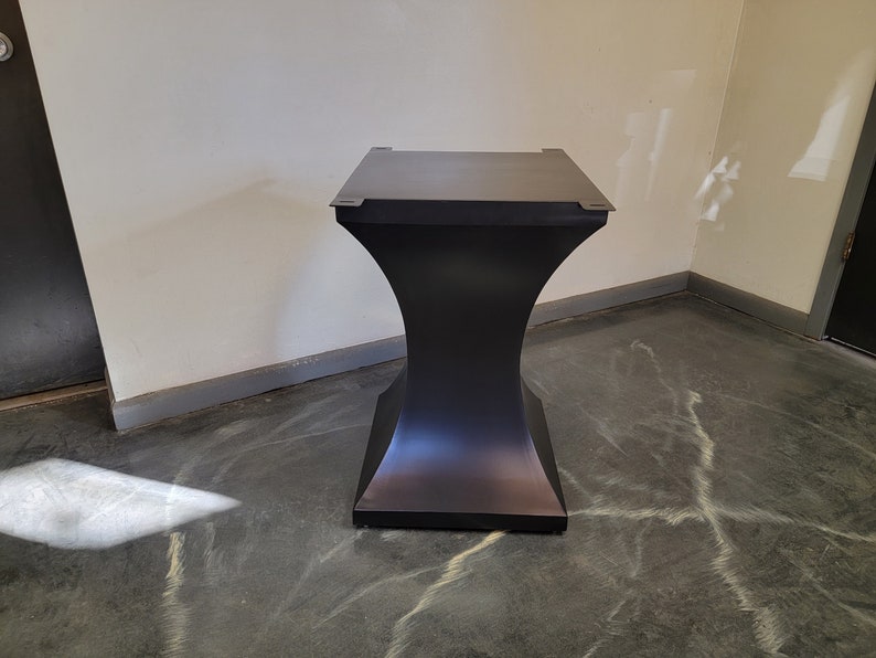 Metal Table Base, Rolled Hourglass Style - Any Size/color! - Etsy