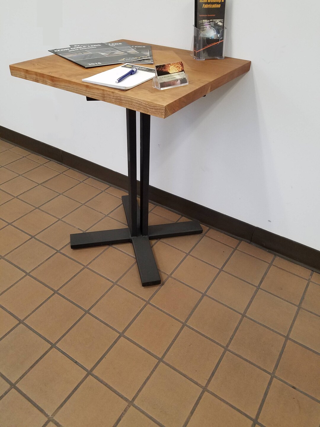 Metal Table Pedestal Stand/base Frame, Rectangular Tubing - Etsy