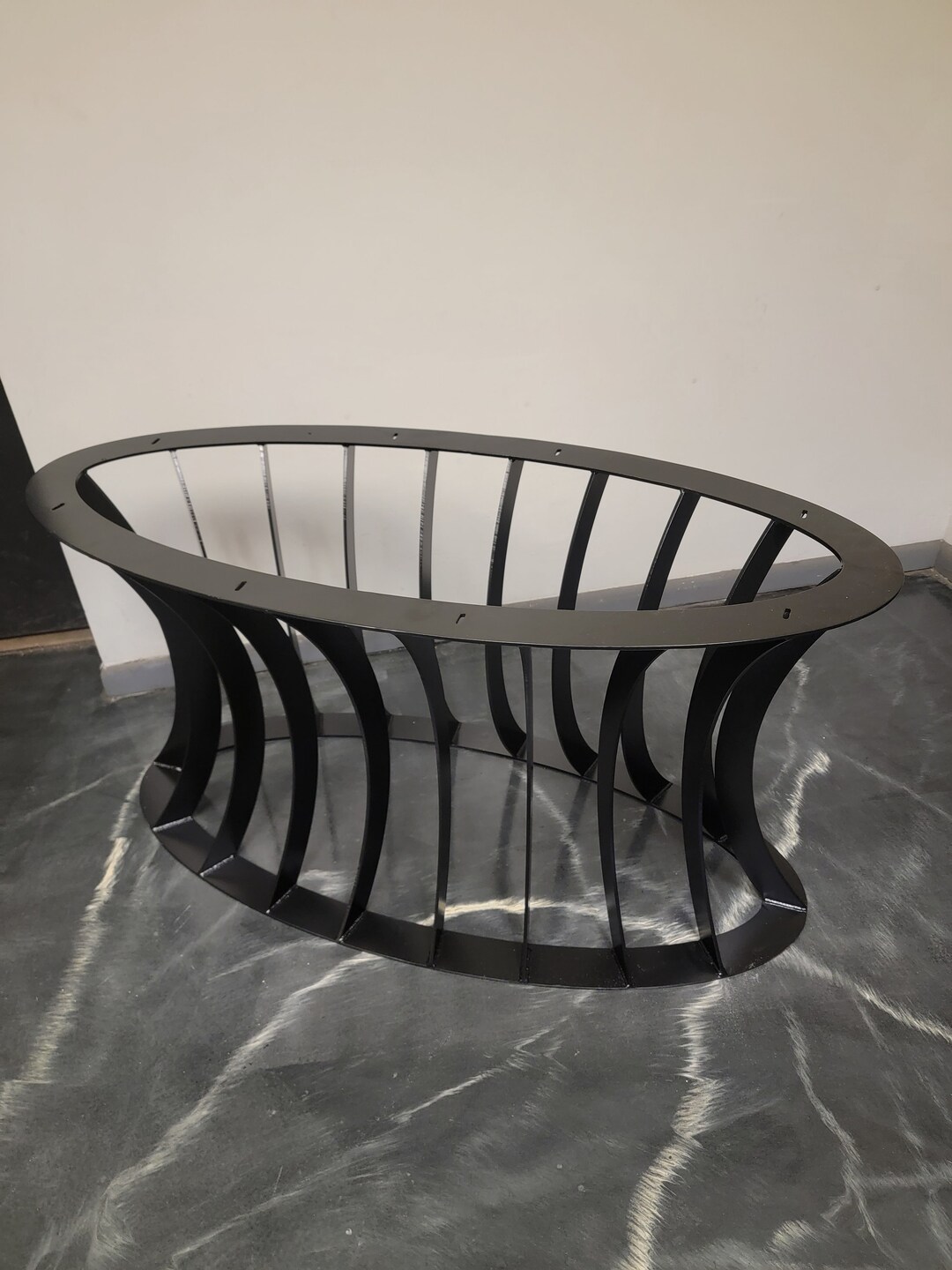 Elliptical Tulip Style Metal Pedestal Base - Any Size/color! - Etsy