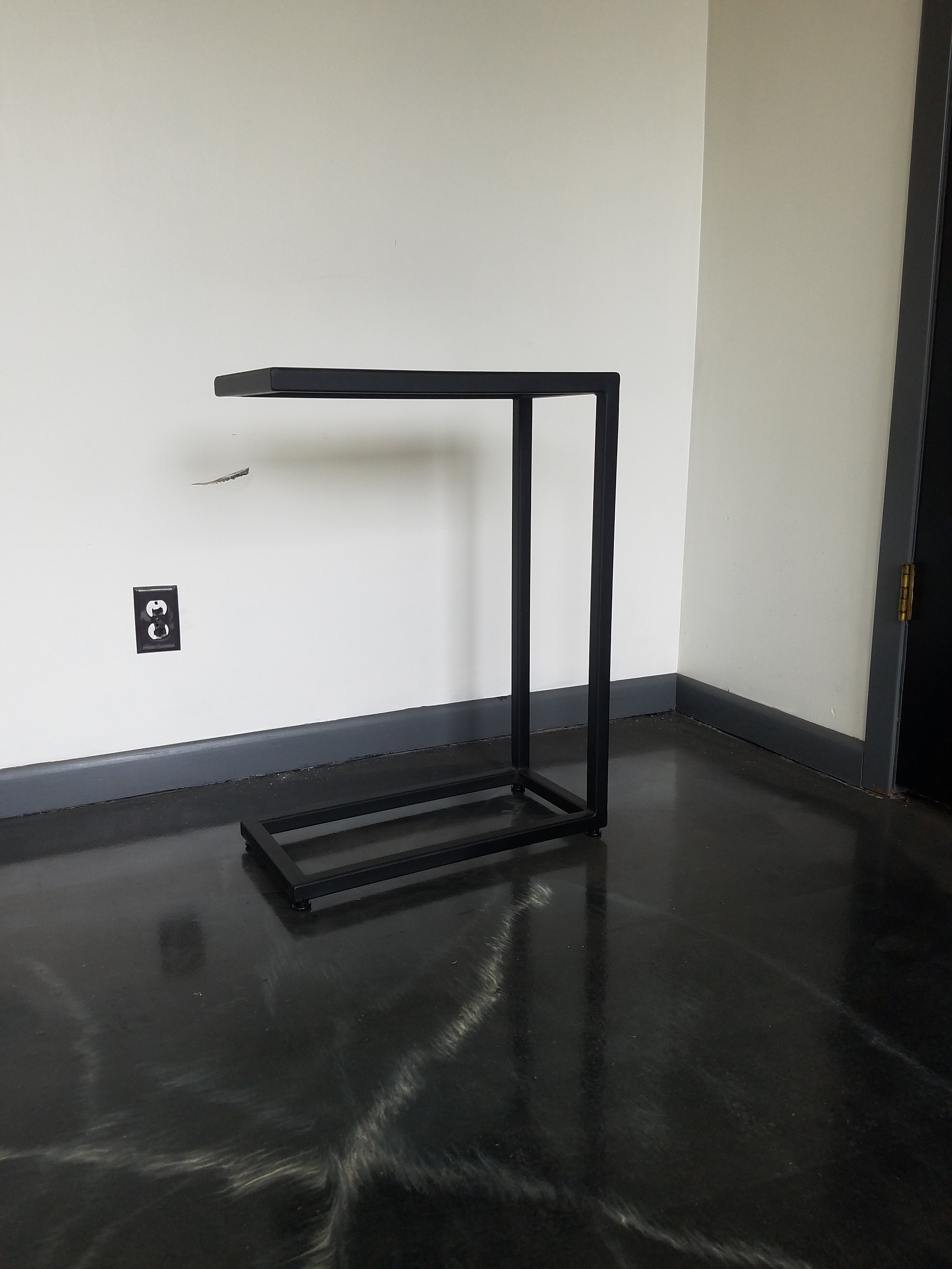 C-shaped Metal Side Table, End Table, or Nightstand - Any Size/color ...