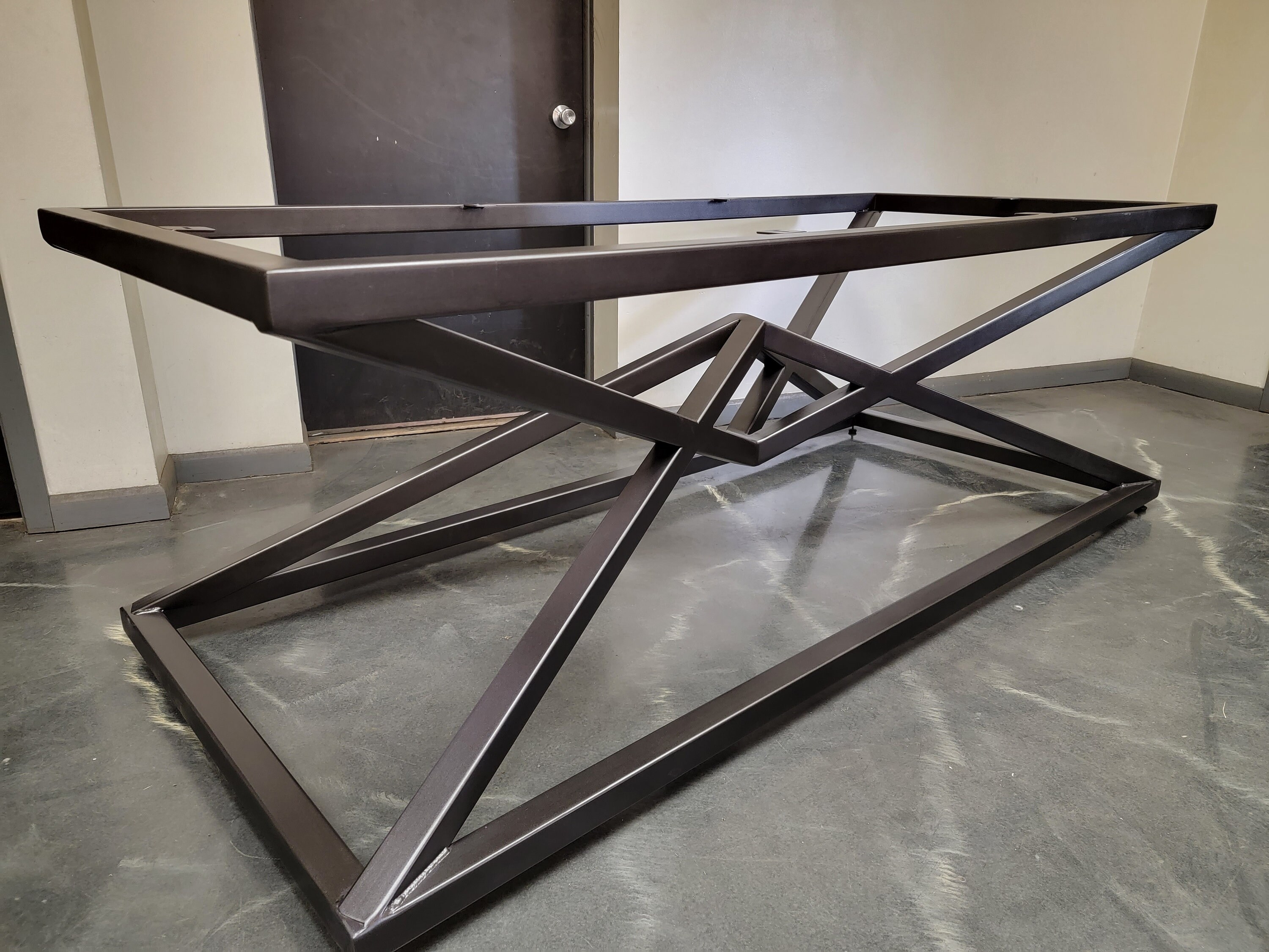 Diamond Style Metal Table Base - Any Size/color - Etsy