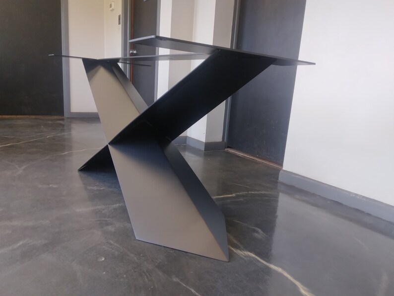 Folded-x Style Metal Table Frame/base - Any Size/color! - Etsy
