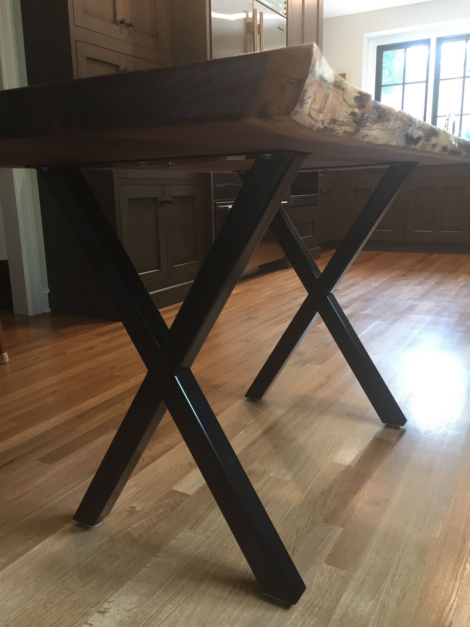 Metal Table Legs Industrial X-frame Style Any Size and - Etsy