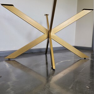 Rectangular Cross-x Metal Table Base/frame - Any Size/color! - Etsy