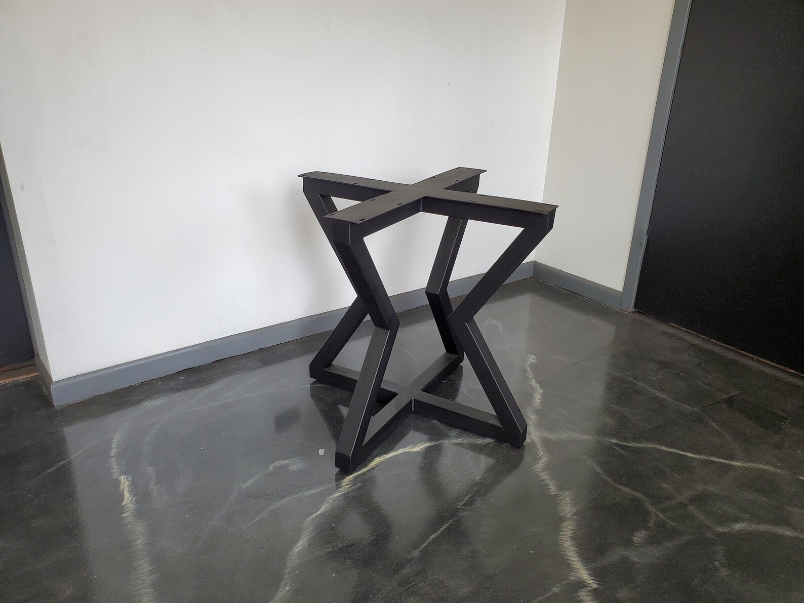 Hourglass Style Metal Table Base - Any Size/color! - Etsy