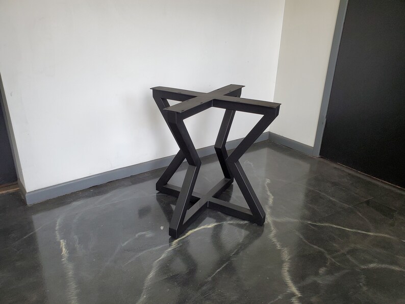 Hourglass Style Metal Table Base - Any Size/color! - Etsy