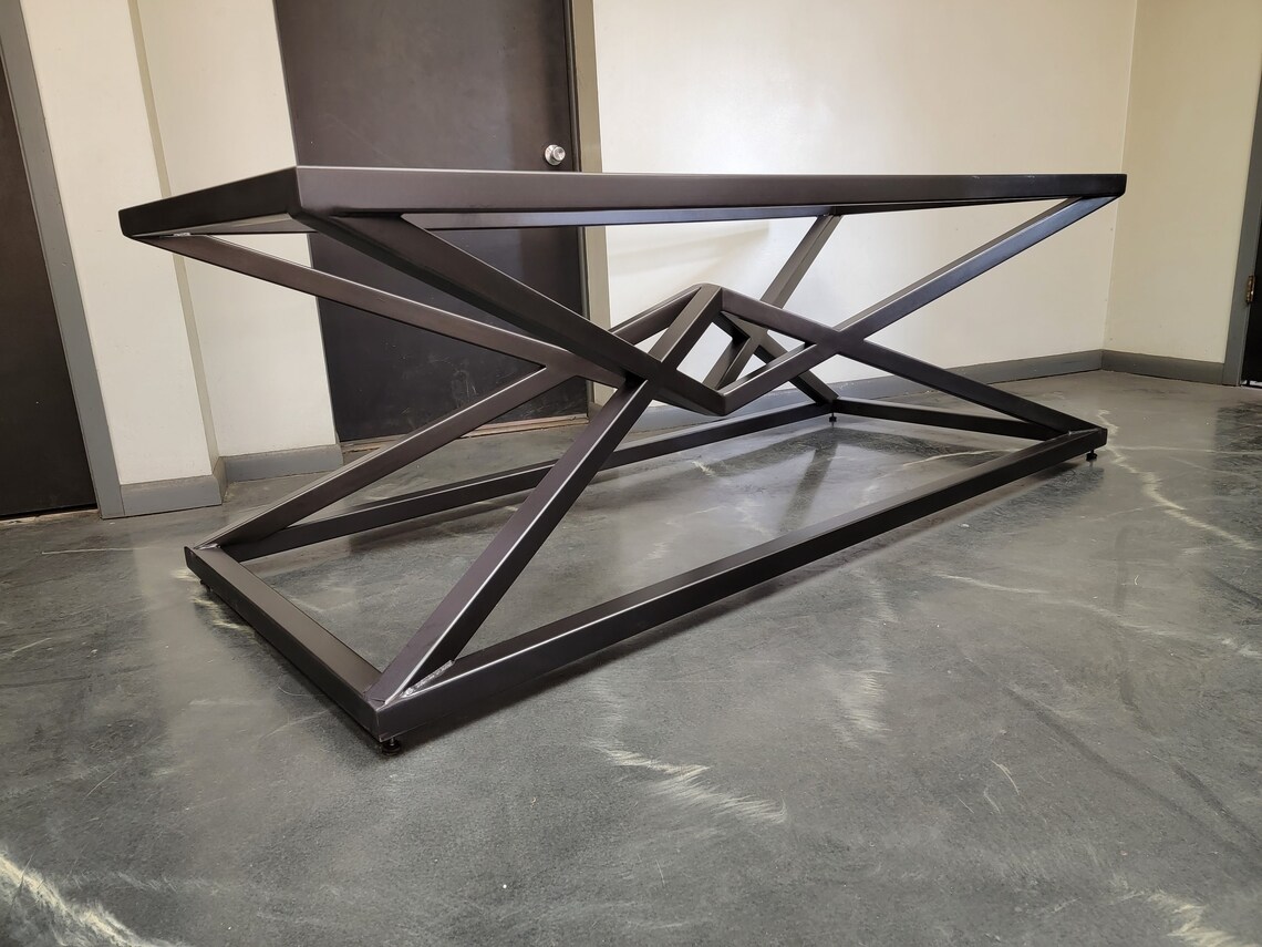 Diamond Style Metal Table Base - Any Size/color - Etsy