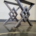 Inverted Diamond Style Metal Table Legs Any Size/color - Etsy
