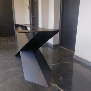 Folded-x Style Metal Table Frame/base - Any Size/color! - Etsy