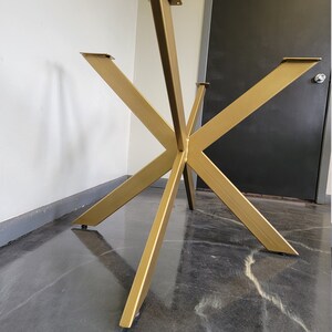 Rectangular Cross-x Metal Table Base/frame - Any Size/color! - Etsy